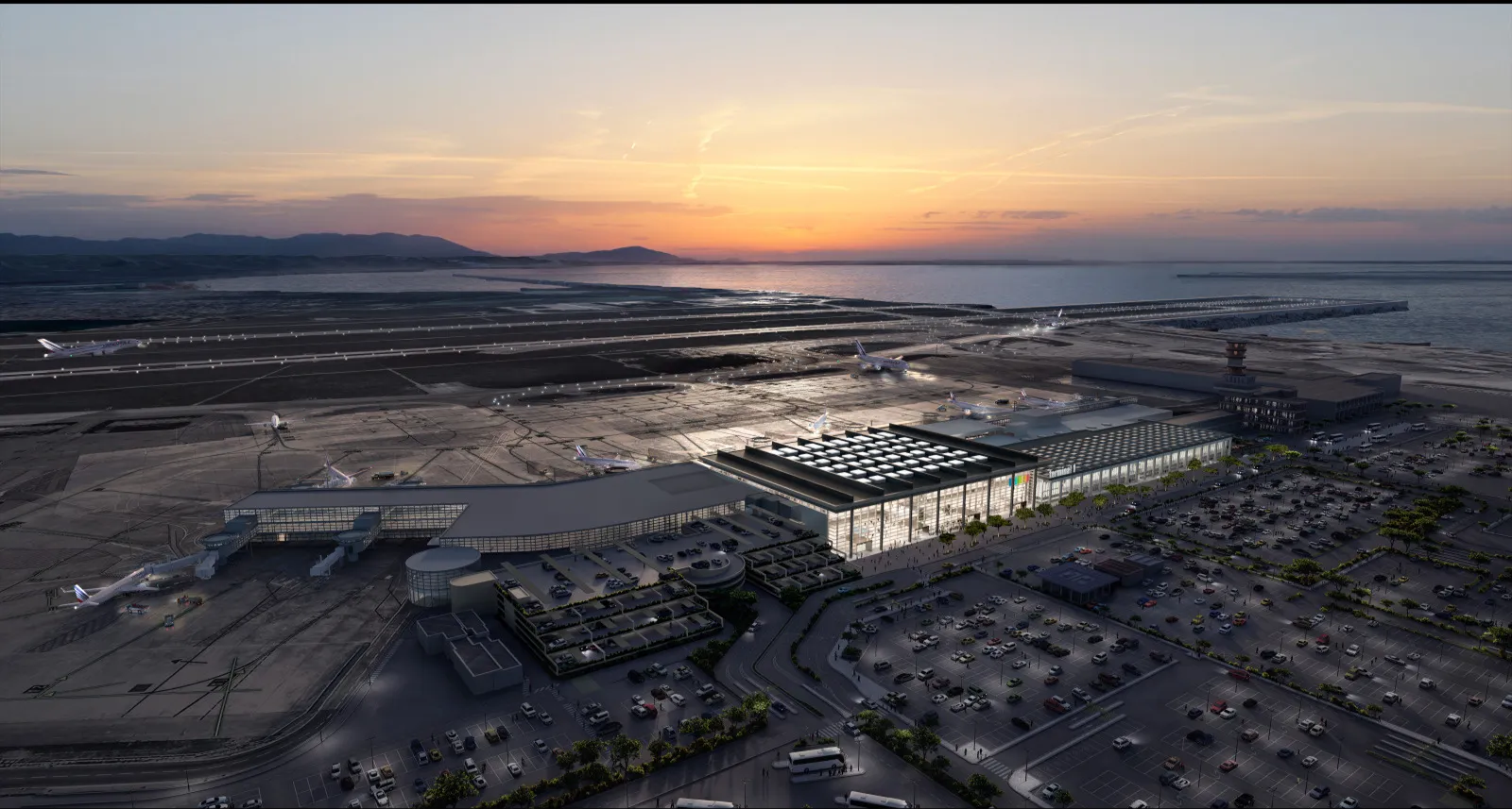 Marseille Provence In Pictures: Foster + Partners' Marseille Airport